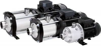 Horizontal stainless steel multistage centrifugal pumps EH - ΡΟΗ